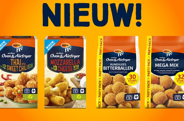 De nieuwe Mora Oven & Airfryer snacks zijn perfect geschikt voor elk ...